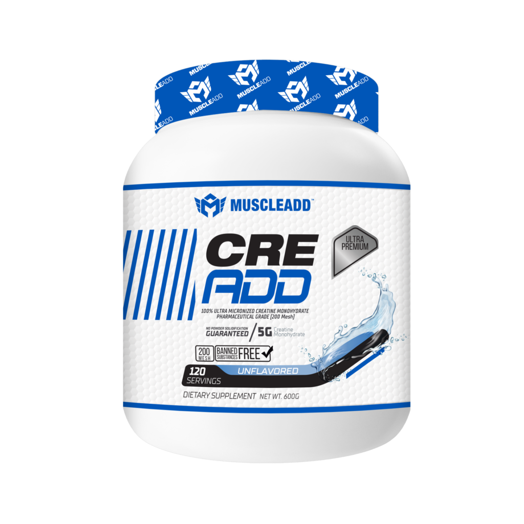 Muscle Add Cre Add-120Serv.-600G.-Unflavored – Protein and More