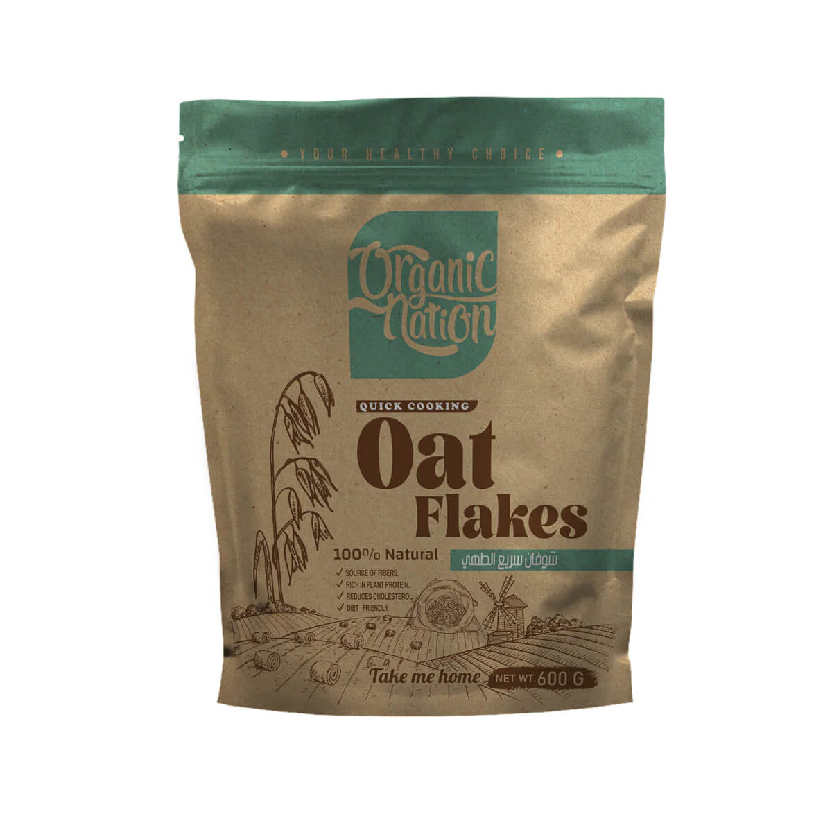 Oat Flakes Quick Cooking-600G – Protein and More