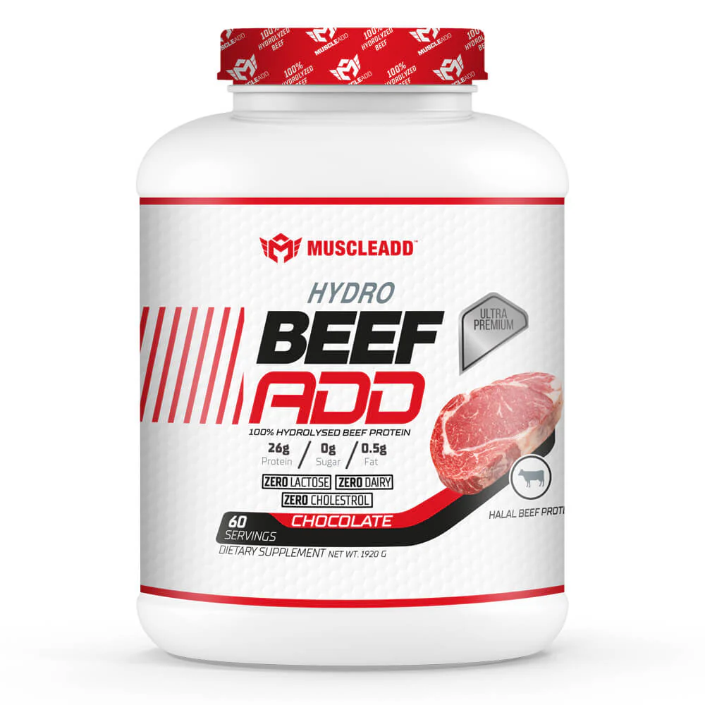 Hydro Beef Add 100% Hydrolyzed Beef Protein-60Serv.-1960G.-Chocolate ...